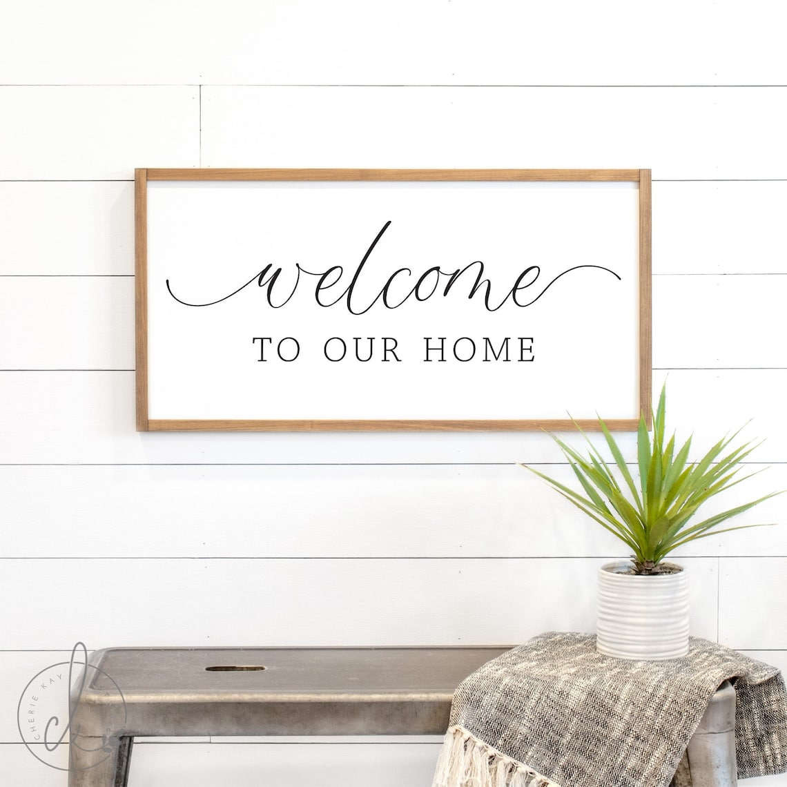 Welcome to Our Home Sign Welcome Sign Entry Sign Wood - Etsy