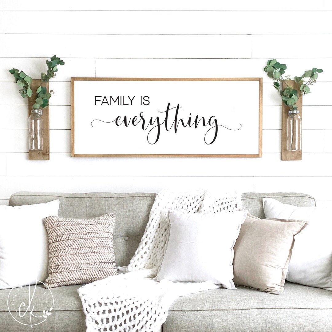 Family is Everything Sign | Wood Sign | Wall Decor | Family Sign | Sign ...