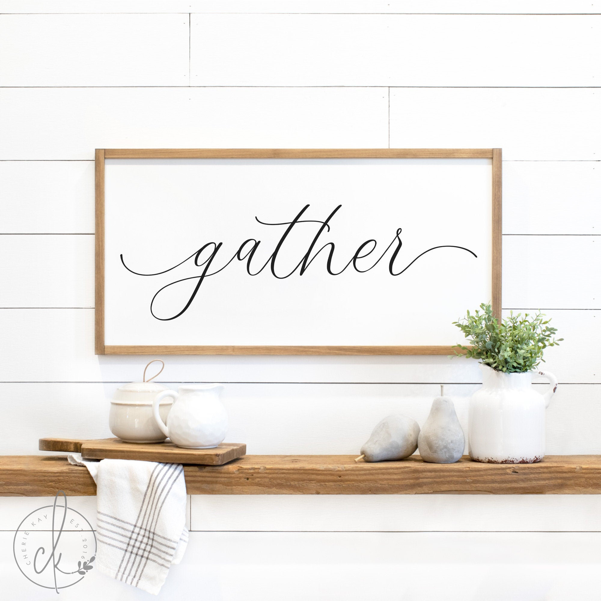 Gather Sign Dining Room Sign Large Gather Sign Dining - Etsy