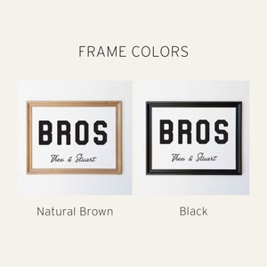 Personalized Boys Room Decor Sign | Customizable Bros Sign | Kids ...
