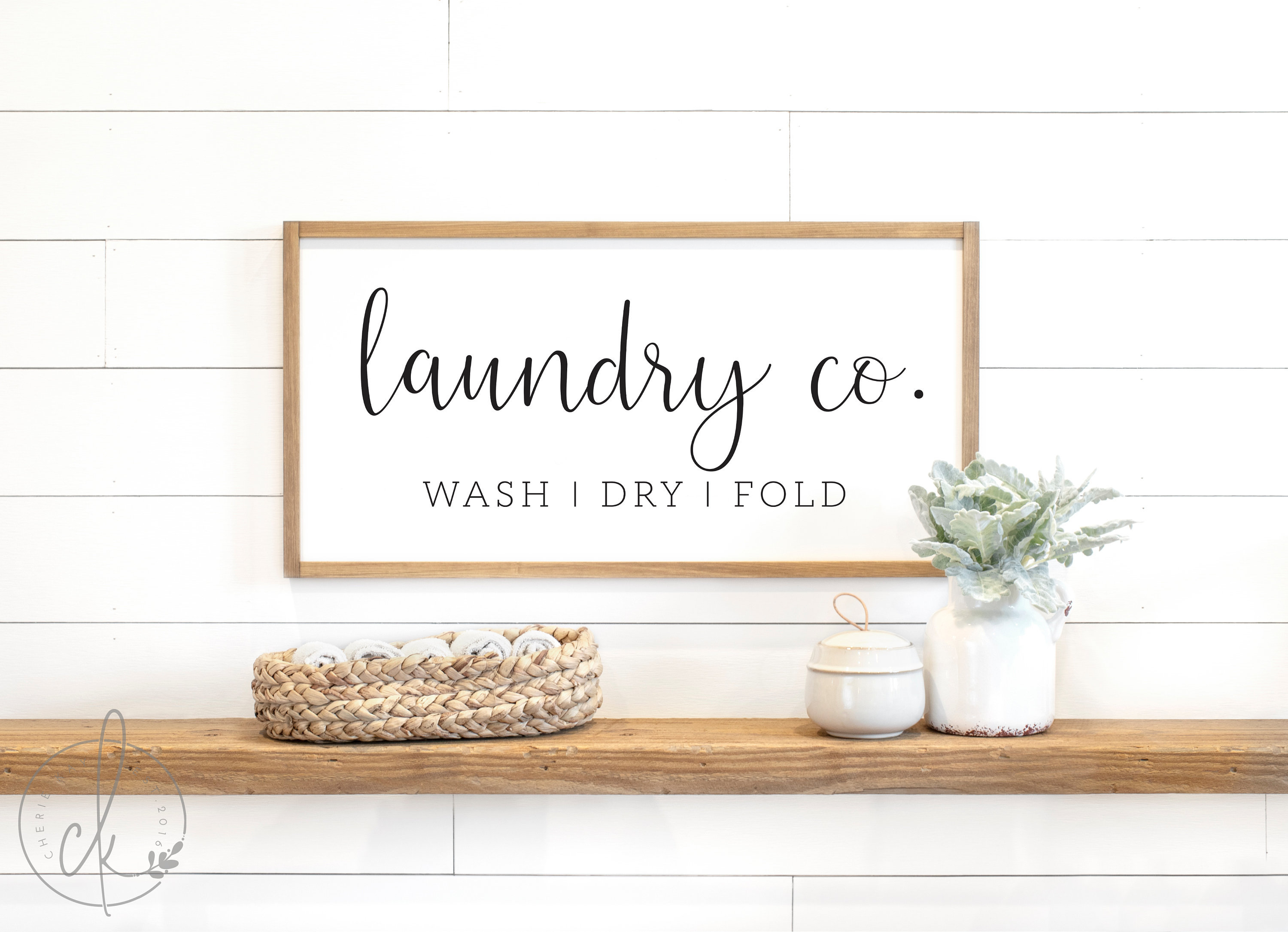 Laundry sign laundry co. sign wash dry fold sign laundry | Etsy
