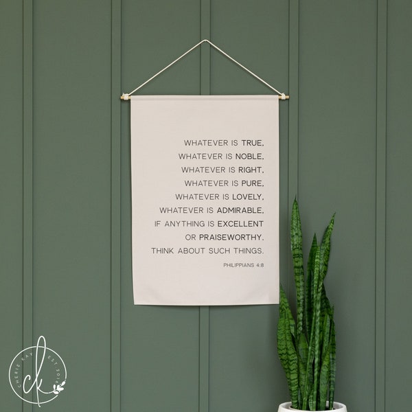 Philippians 4 8 - Etsy