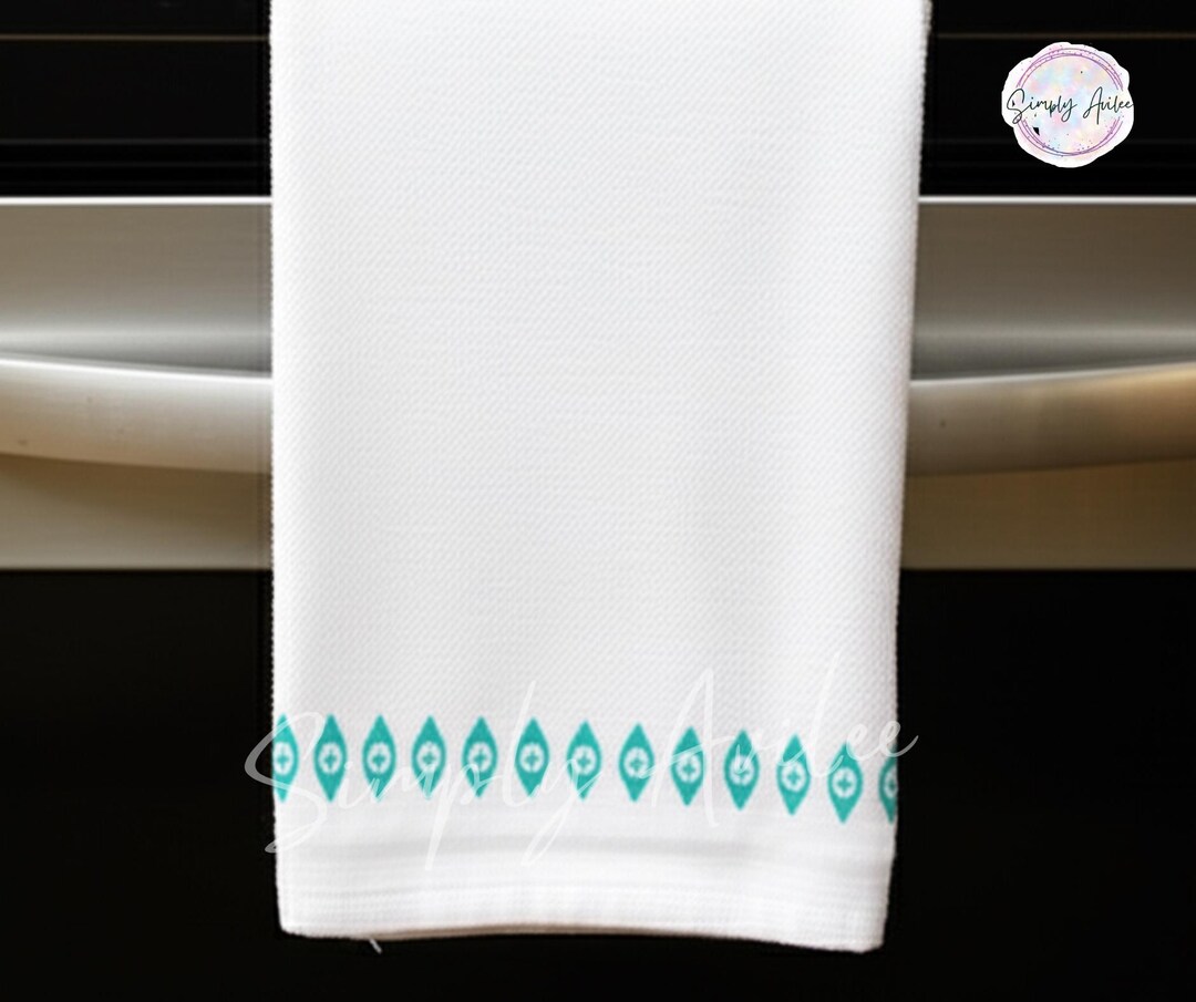 Pyrex Atomic Eyes Pattern Waffle Weave Dishtowel, Pyrex Towel, Kitchen ...