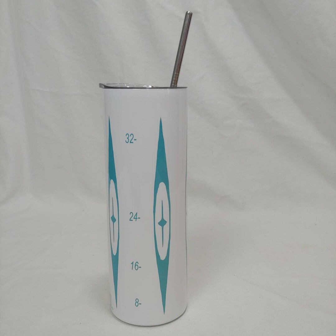 Atomic Eyes Pyrex Inspired Tumbler, Vintage Pattern, 20oz - Etsy