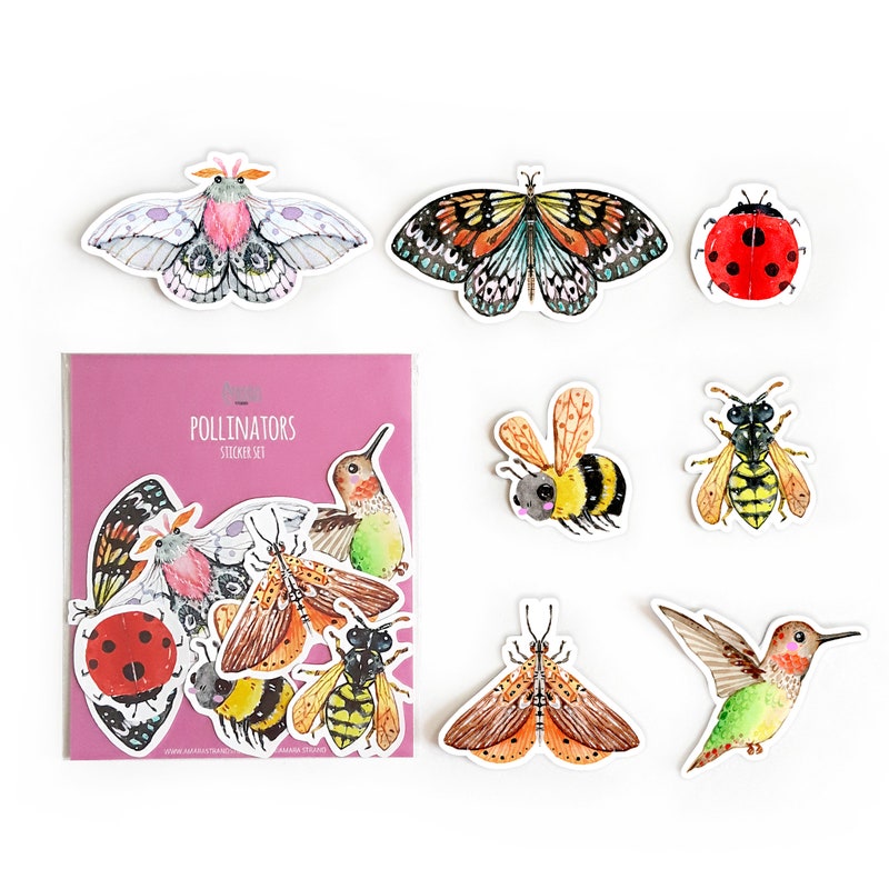 Pollinator Sticker - Etsy
