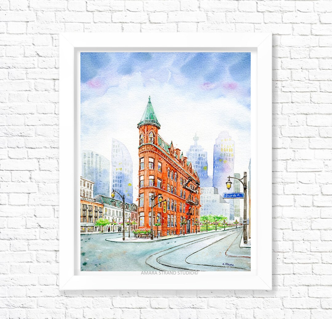 Gooderham Building Toronto/ Fine Art Print/ Wall Art/ Toronto Art/ Home ...