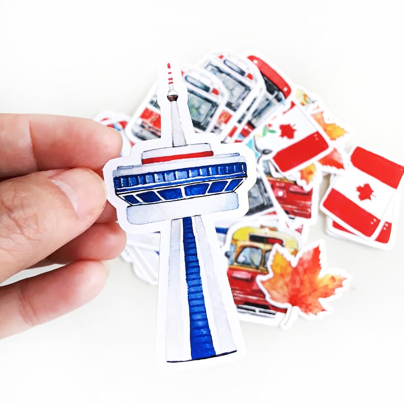 Toronto Sticker Set Sticker Pack Die Cut Stickers | Etsy