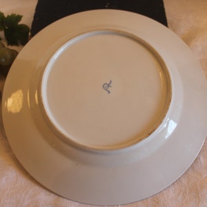 Beautiful Antique Porcelain 9.25" Monk Cabinet Plate - Hand Enameled ...