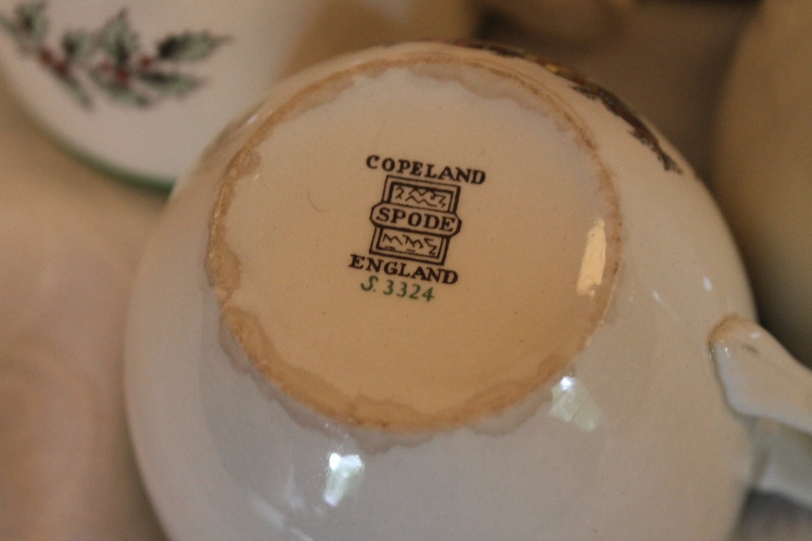 Set of 10 Copeland Spode Tea Cups and Matching Saucers - Etsy