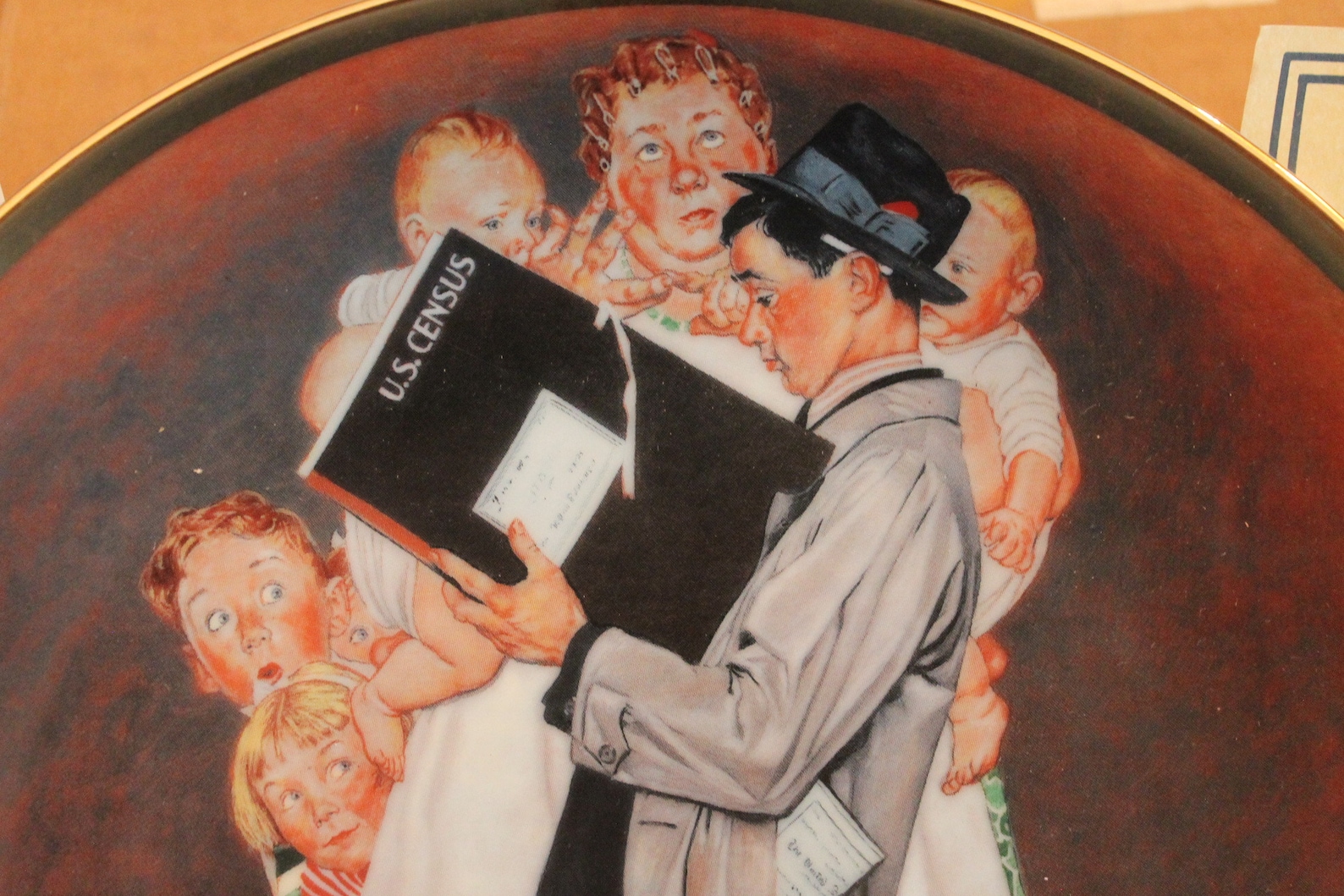 1984 Norman Rockwell's the Census Taker 7th Issue in the - Etsy