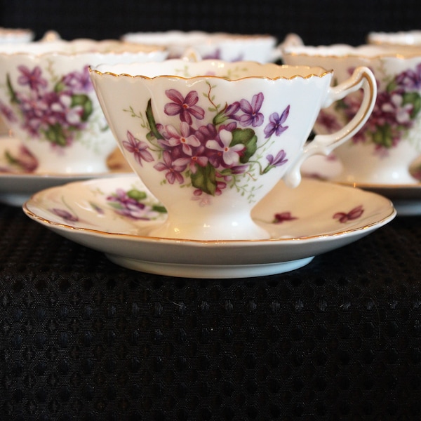 Violet Tea Cup - Etsy