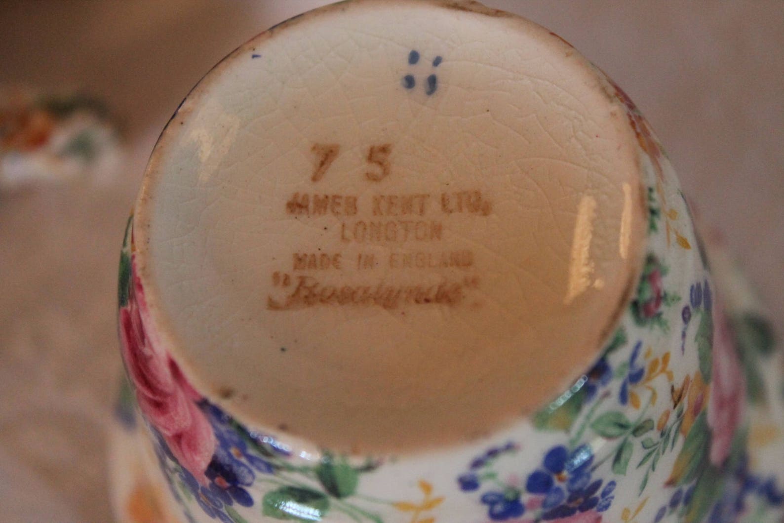 James Kent LTD Longton Breakfast Creamer and Sugar Bowl Set - Rasalynde ...