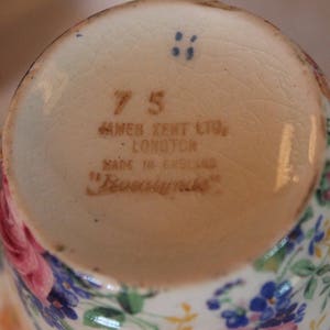 James Kent LTD Longton Breakfast Creamer and Sugar Bowl Set - Rasalynde ...