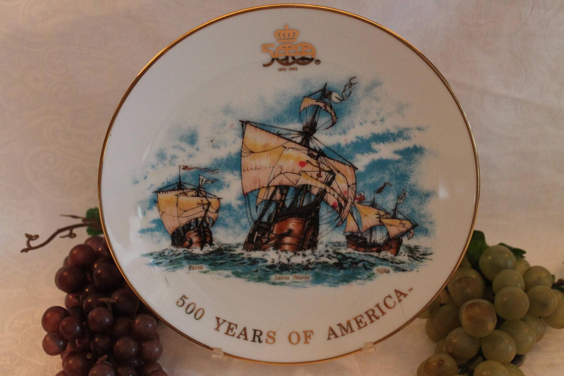 1992 Christopher Columbus 500th Anniversary 8.25" Collector Plate ...