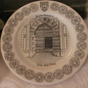 Trinity Cathedral, Cleveland Ohio 5.5" Commemorative Plate Made by ...