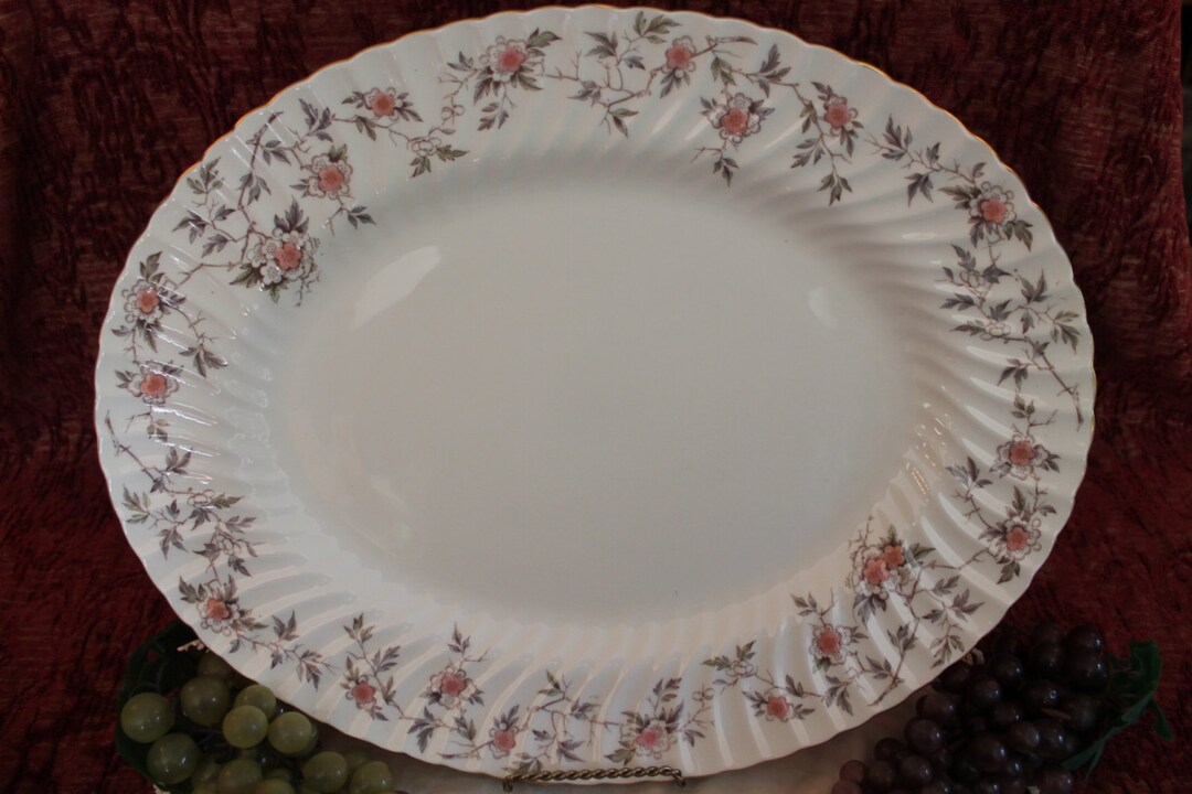 Minton China Large 18" Turkey Platter - Suzanne Pattern, S 710, S710 - Etsy