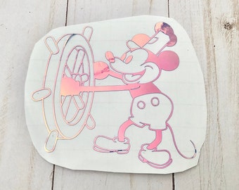 Steamboat Willie Decal | Etsy