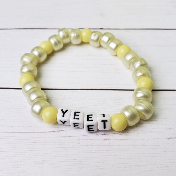Yeet Bracelet: Kawaii Bracelet Meme Bracelet Cringe - Etsy