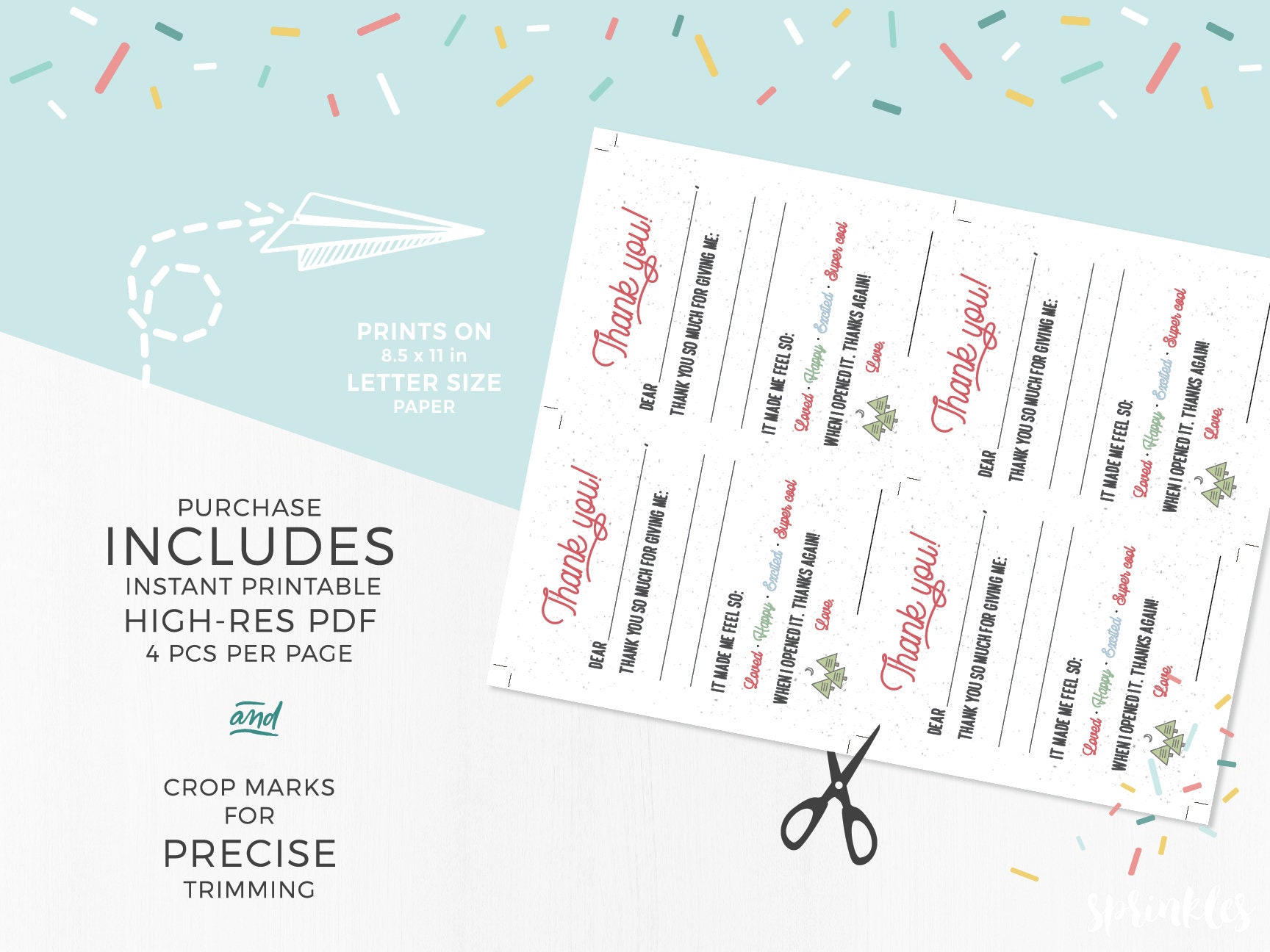 Printable Ad-lib Thank You Cards - Camping Theme - Thank You Cards for ...