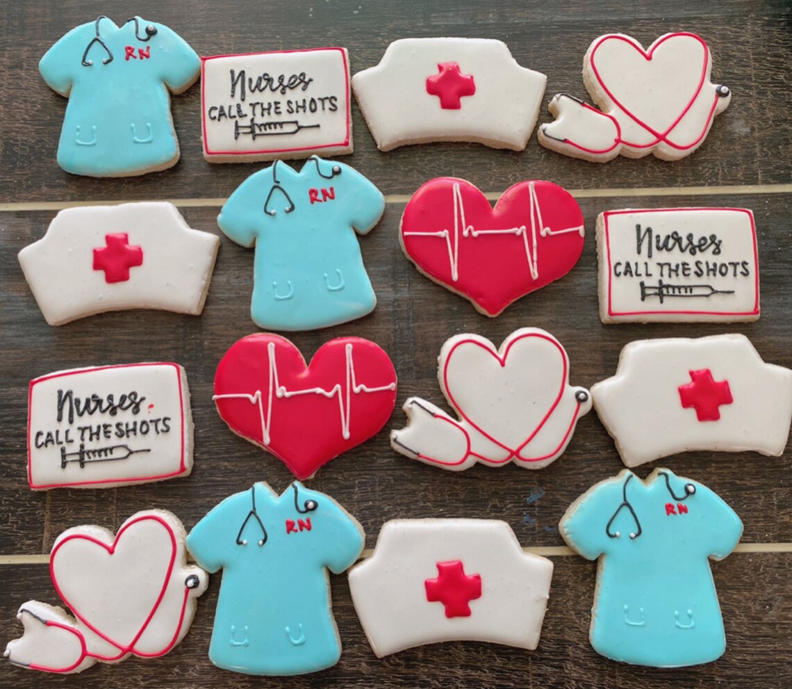 Nurse Cookies - Etsy