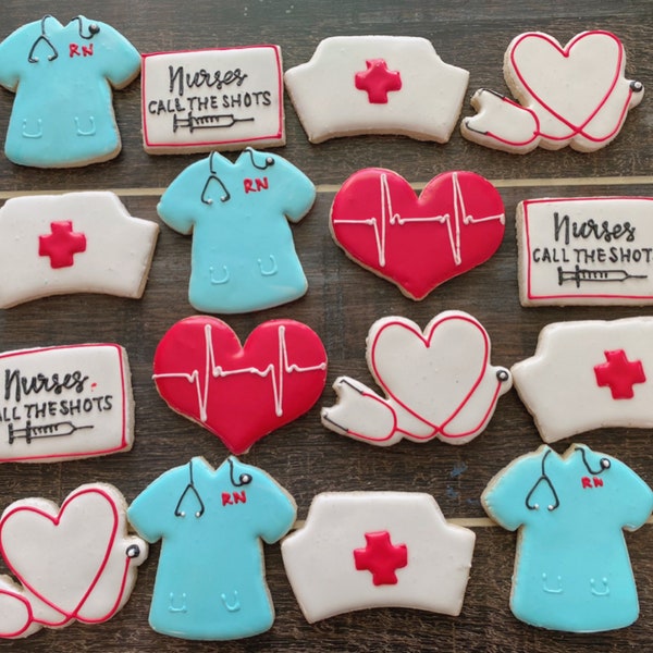 Nurse Cookies - Etsy