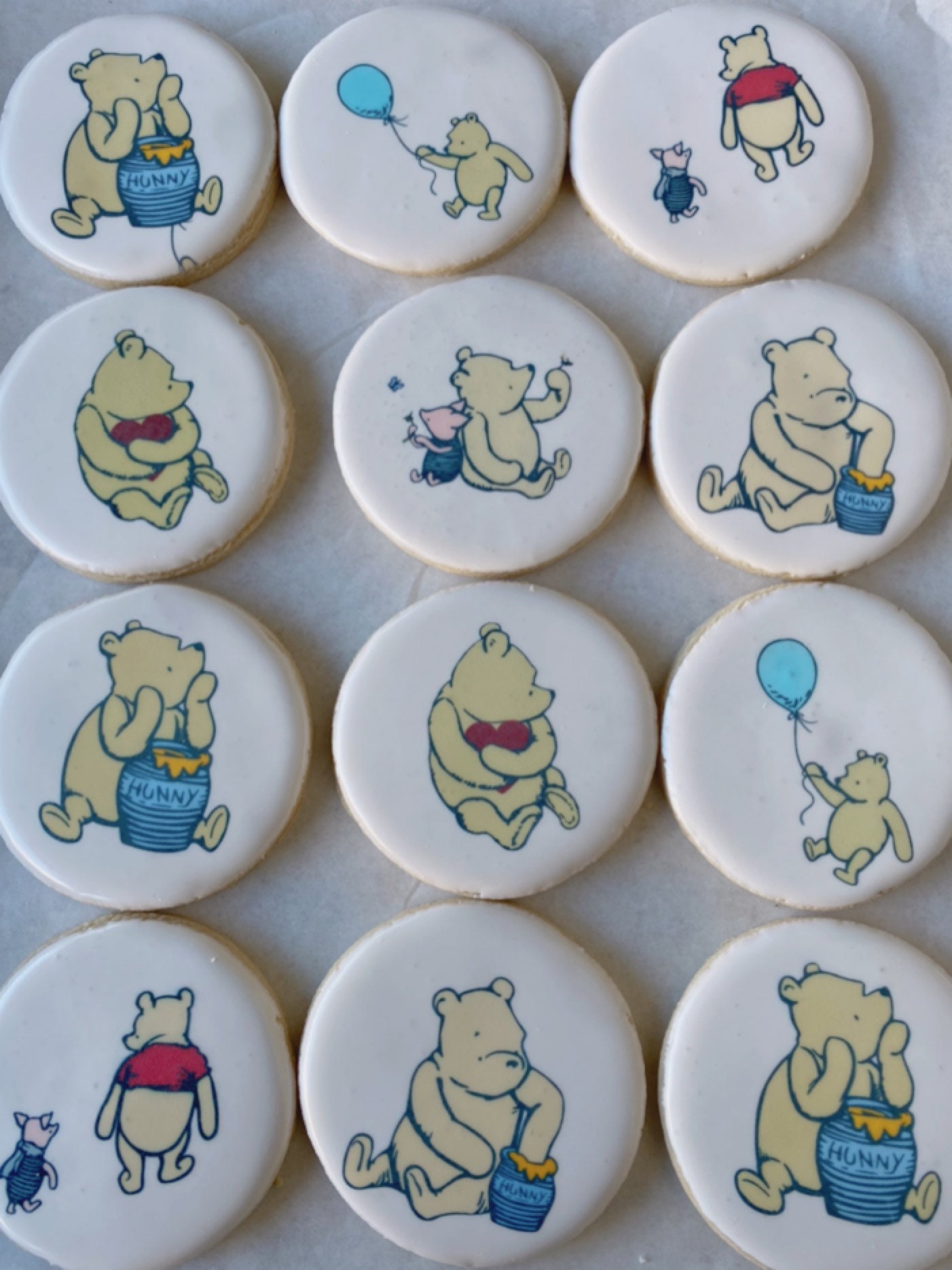 Classic Pooh Inspired Cookies - Etsy