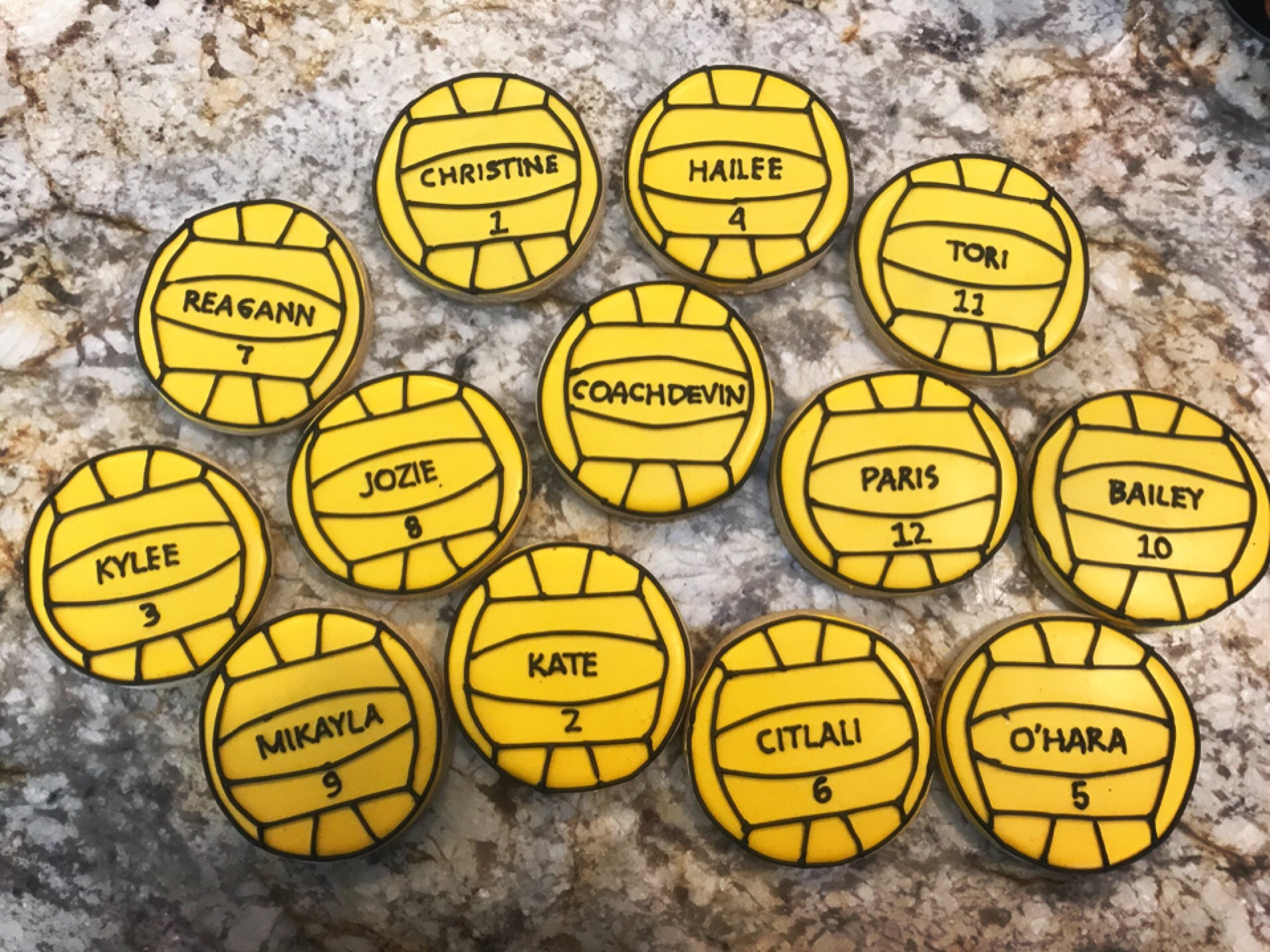 Water polo cookies | Etsy