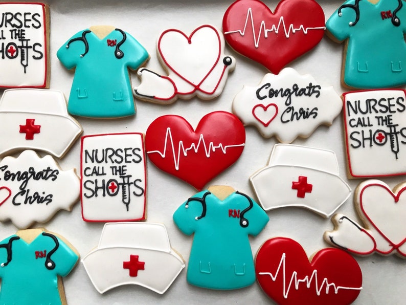 Nurse cookies | Etsy