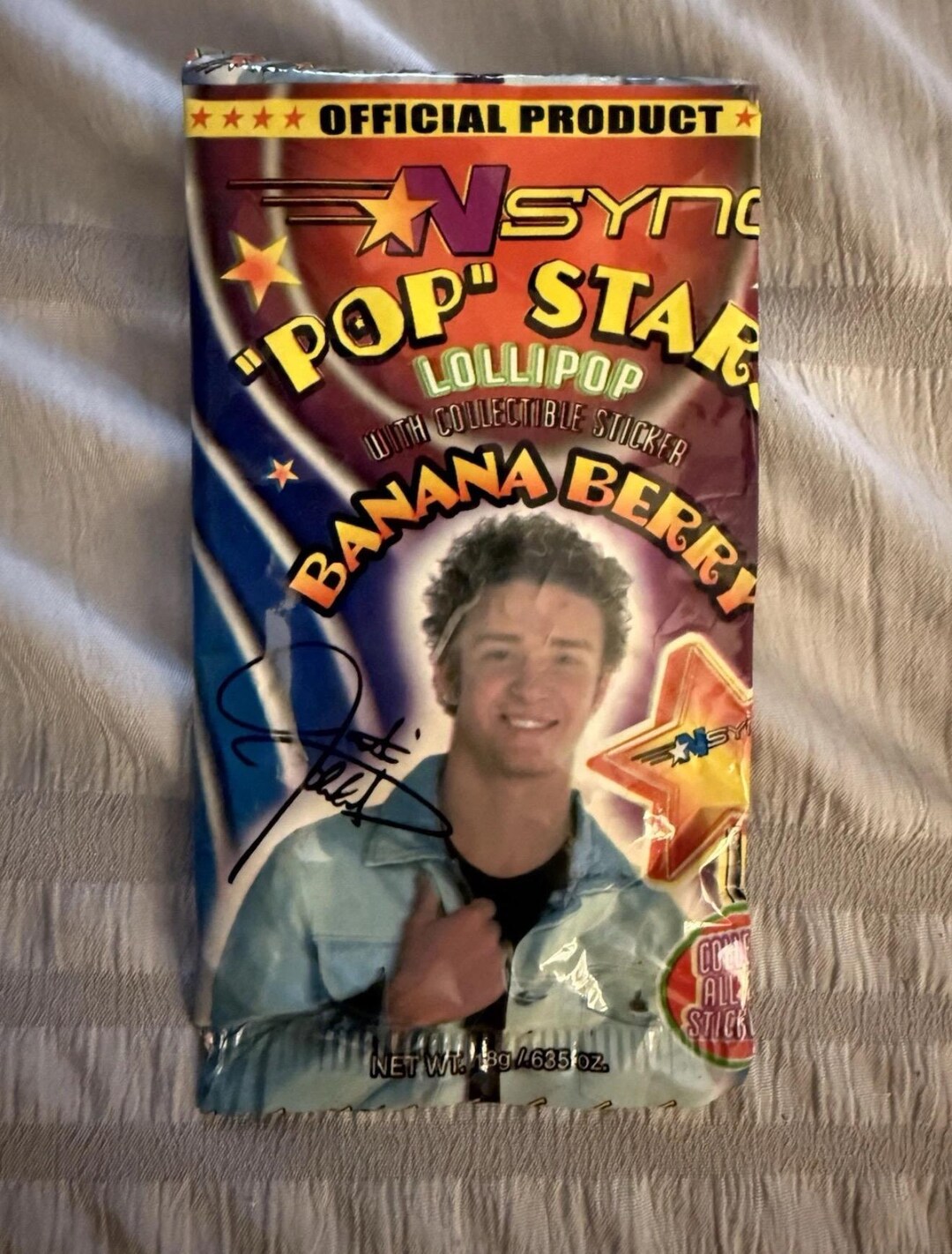 NSYNC Memorabilia Candy Pop Stars Lollipop Justin Timberlake 1997 - Etsy