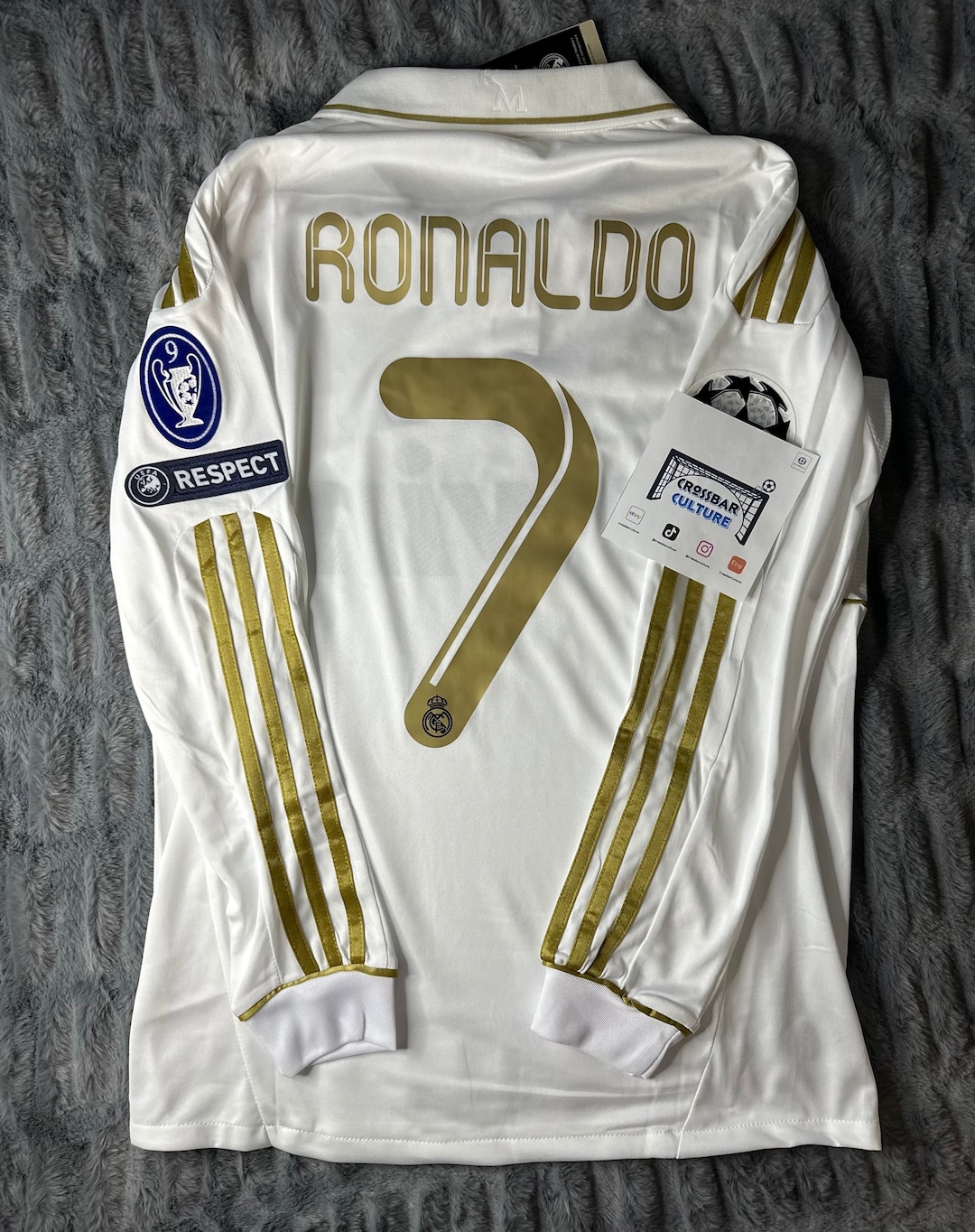 Real Madrid Cristiano Ronaldo 7 2011/12 Champions League Langarm ...