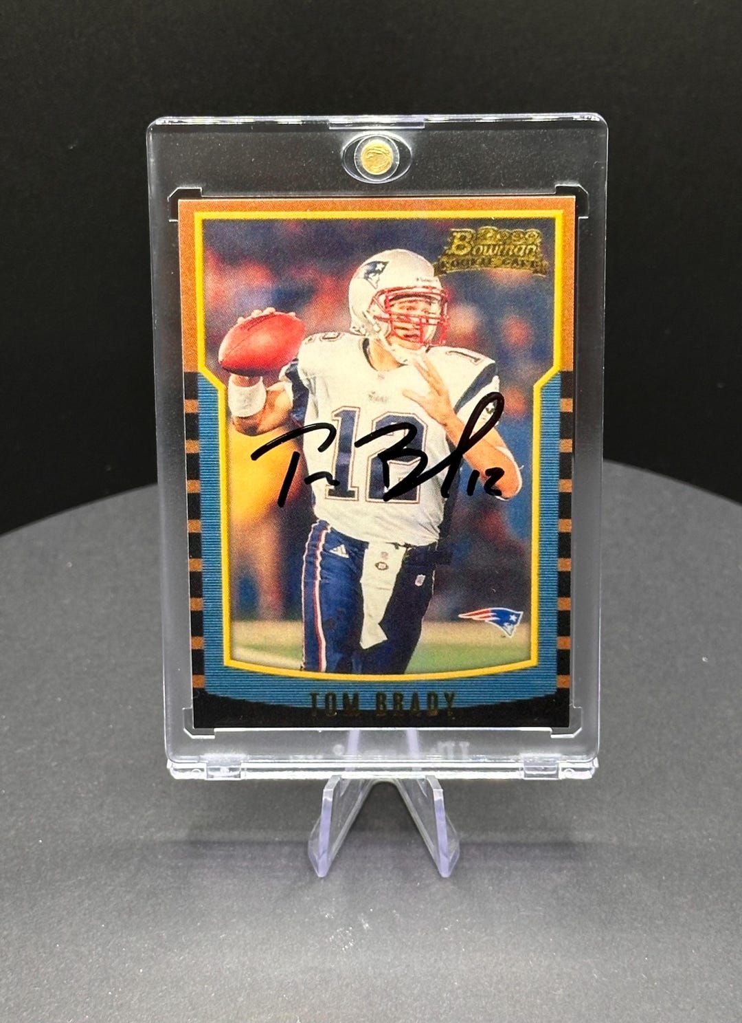2000 Bowman Tom Brady AUTOGRAPH Rookie Card 236 - Etsy