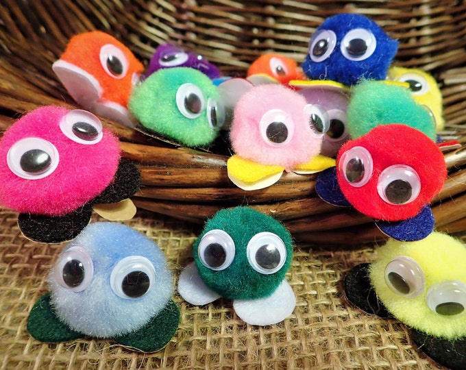 1" Warm Fuzzies / Warm Fuzzy Pom Pom Critters (set of 30) - Etsy
