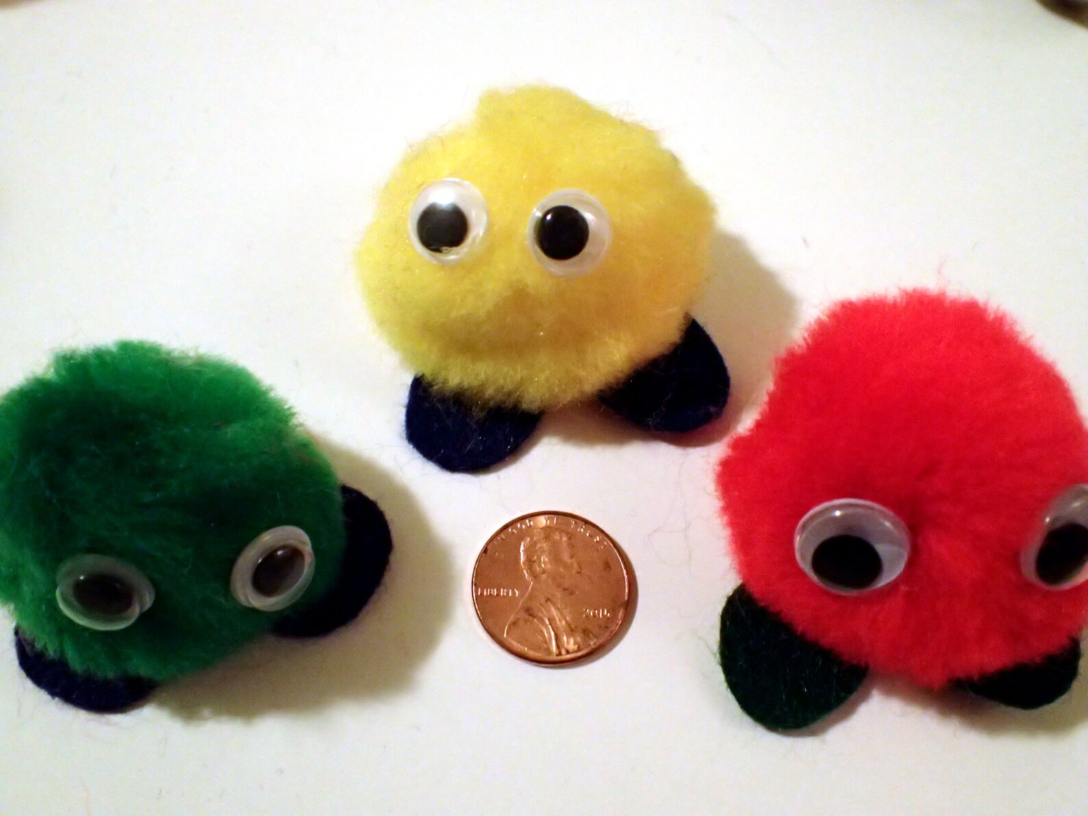 1.5 Warm Fuzzies / Warm Fuzzy Pom Pom Critters Set of | Etsy