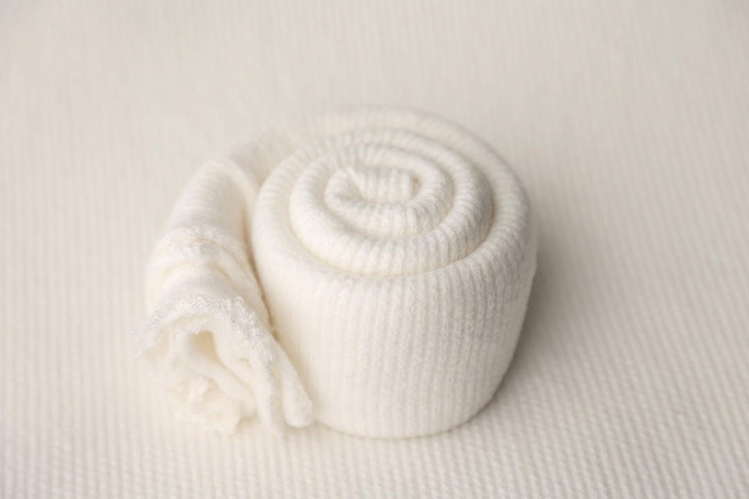 Bellamy Cream Knit Newborn Photography Backdrop: Soft Posing Fabric - Etsy