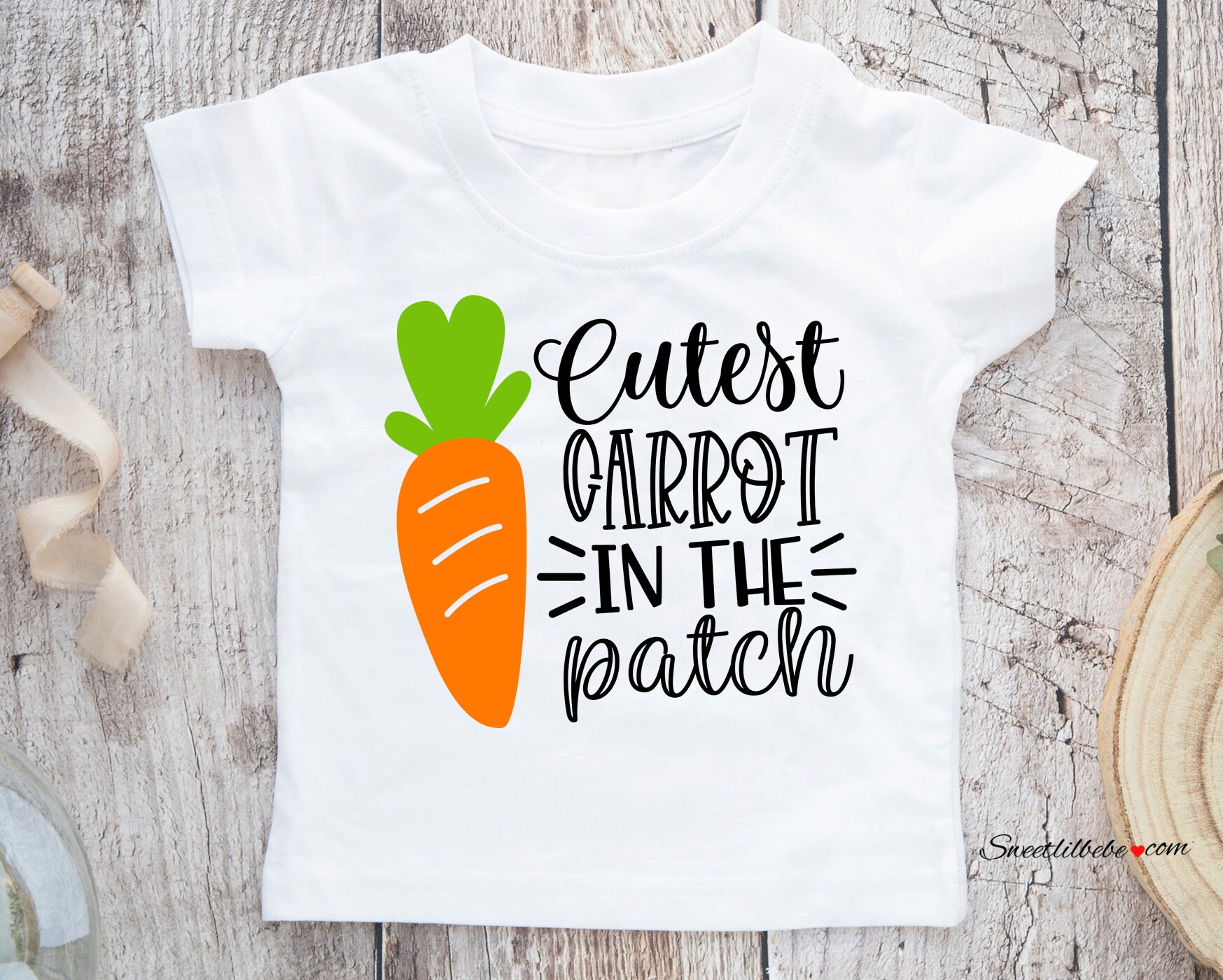 Cutest Carrot in the Patch Baby Onesie®, Carrot Toddler Tee, Easter ...