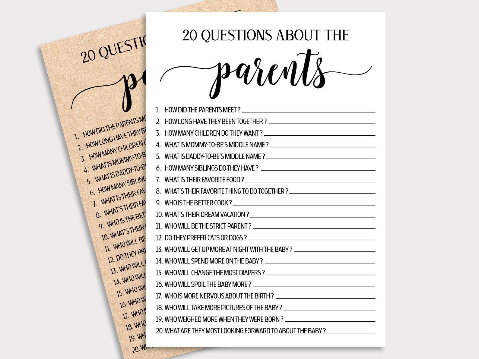 Which Parent Baby Shower Game Questions Gjpscovid 2023 Which Parent Baby Shower Game Questions Gjpscovid 2023