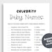 Celebrity Baby Names Baby Shower Game Printable Greenery Baby Shower ...