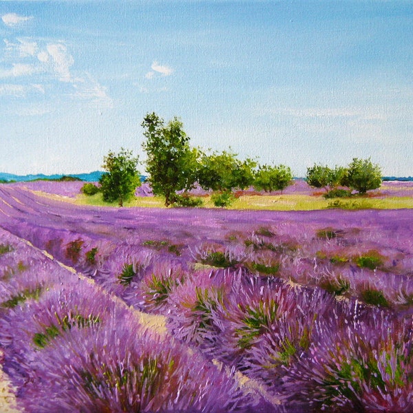 Lavender Painting - Etsy