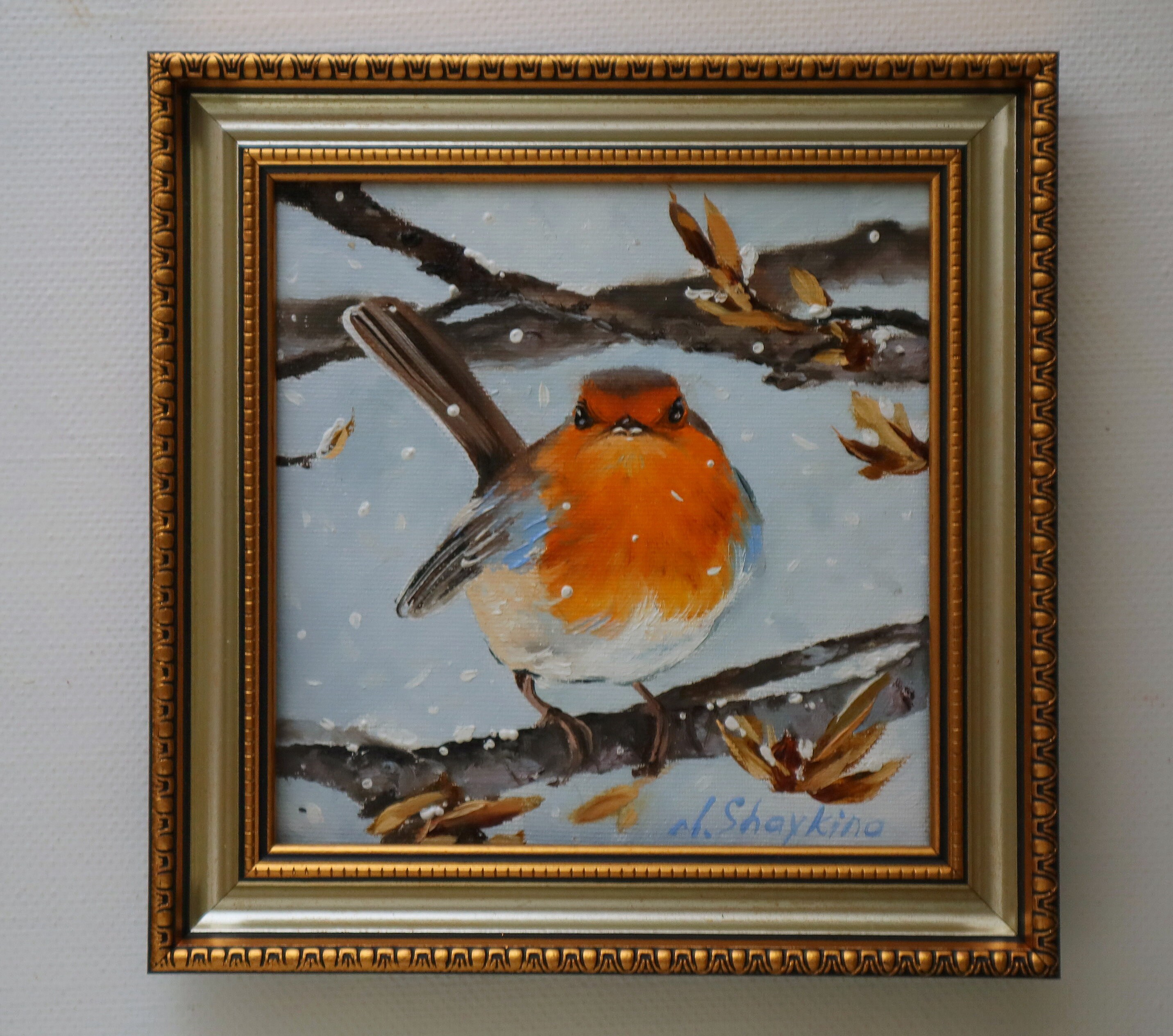 Art & Collectibles Original parrot picture on canvas by Franco Painting ...