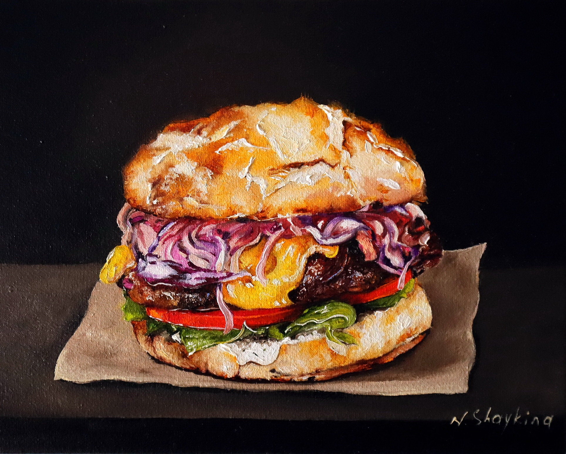 Hyperrealism Food Painting