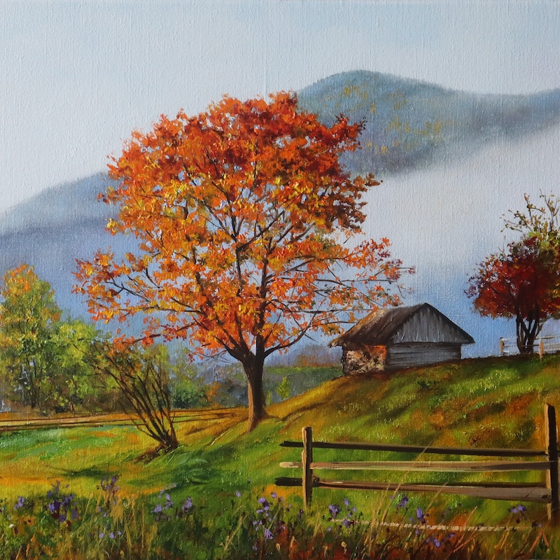 Autumn Paintings - Etsy