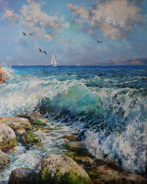 Ocean Landscape Drawings
