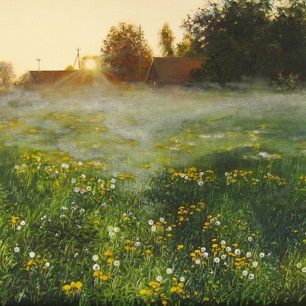 Countryside Painting - Etsy