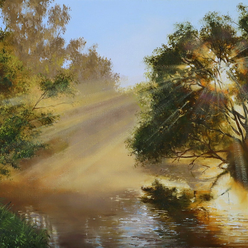 Reflections Painting - Etsy