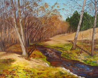 Spring Art Scene - Etsy