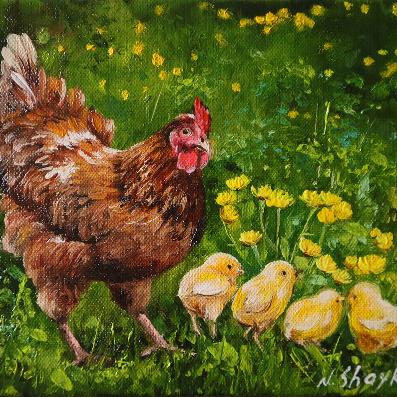 Hen Art Etsy