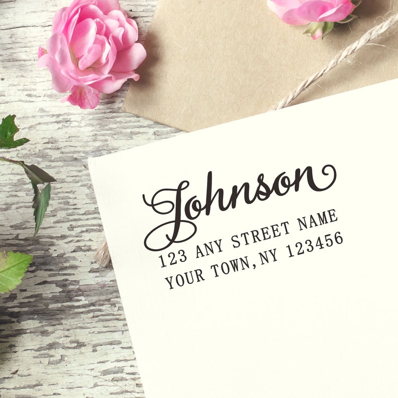 Custom Self Inking Return Address Stamp Wedding Return Address - Etsy