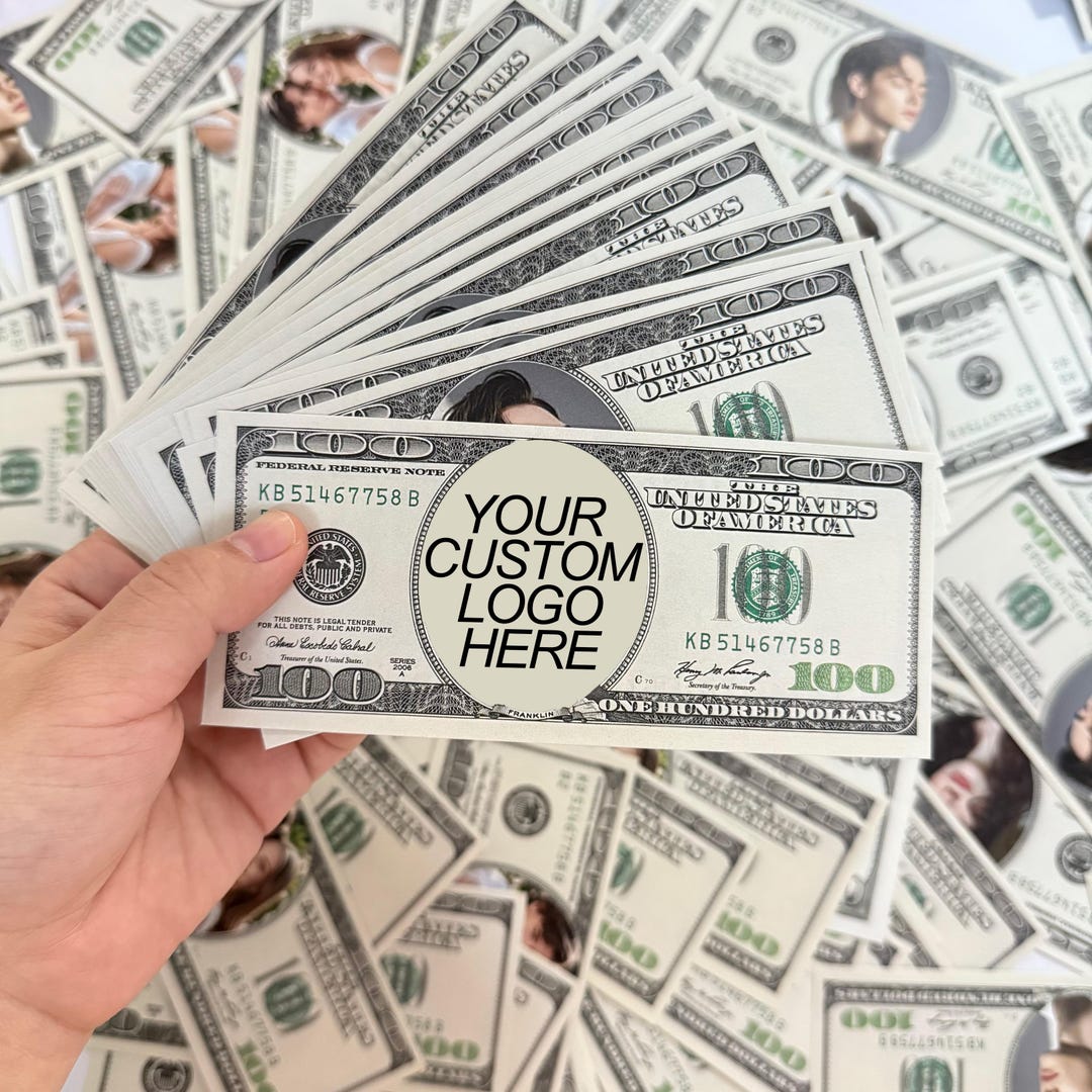 Your Face on Money, Custom Dollar Bill, Logo Game Money - Etsy