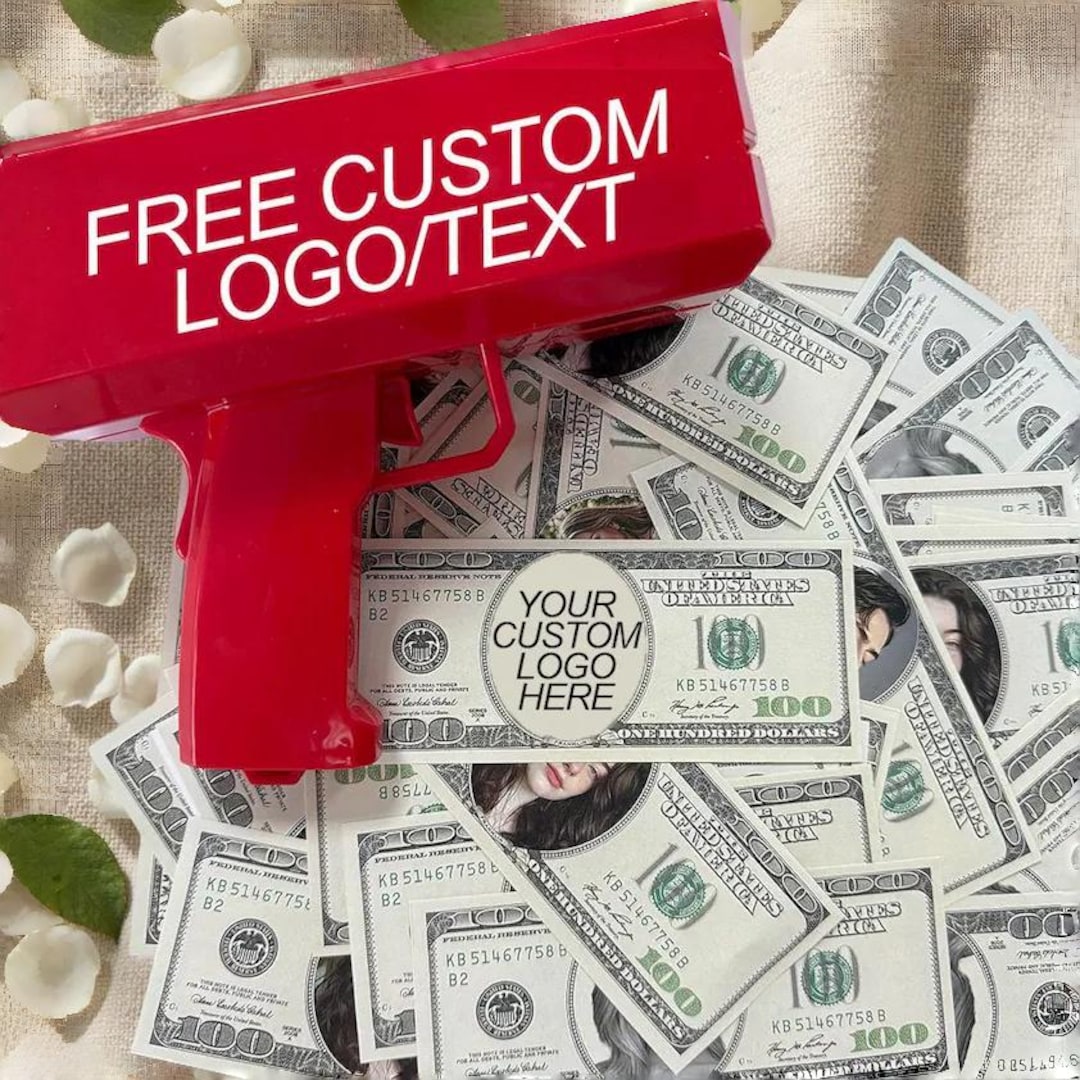 Custom 100 Dollar Bill, Personalized Logo Game Money - Etsy