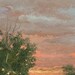 Scarlet Sunset, Original Oil Painting Canvas Board, Landscape Artwork ...